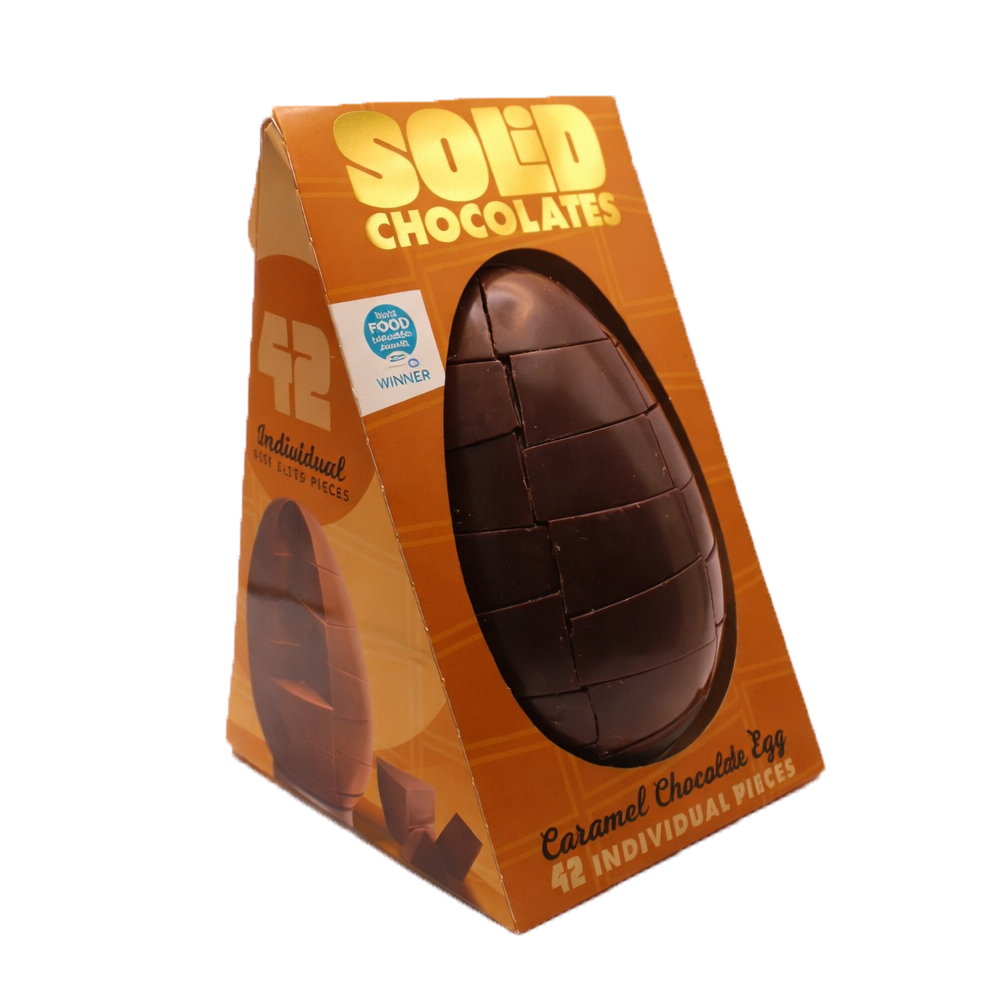 Solid Caramel Chocolate Egg (750g) – Solid Chocolates