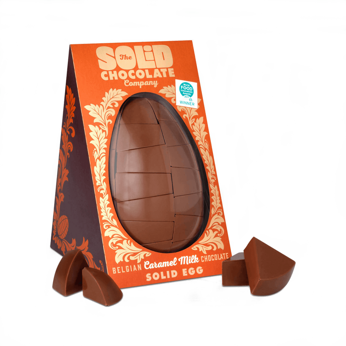 Solid Belgian Milk Chocolate with Caramel Egg (750g) - SOLD OUT!– Solid ...
